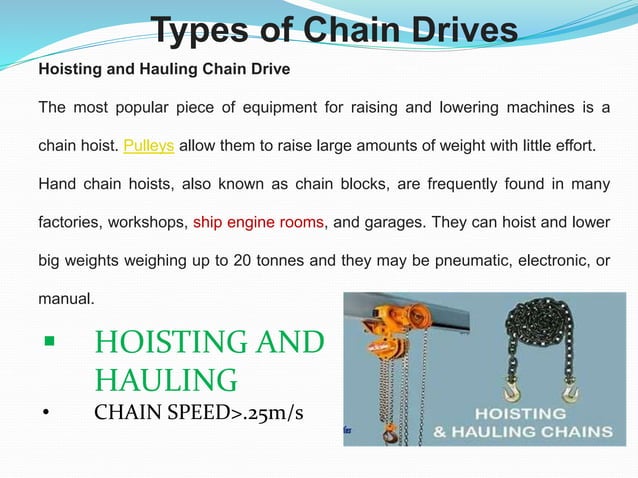 Unit-II chain drives transmission mechanics of machine | PPTX