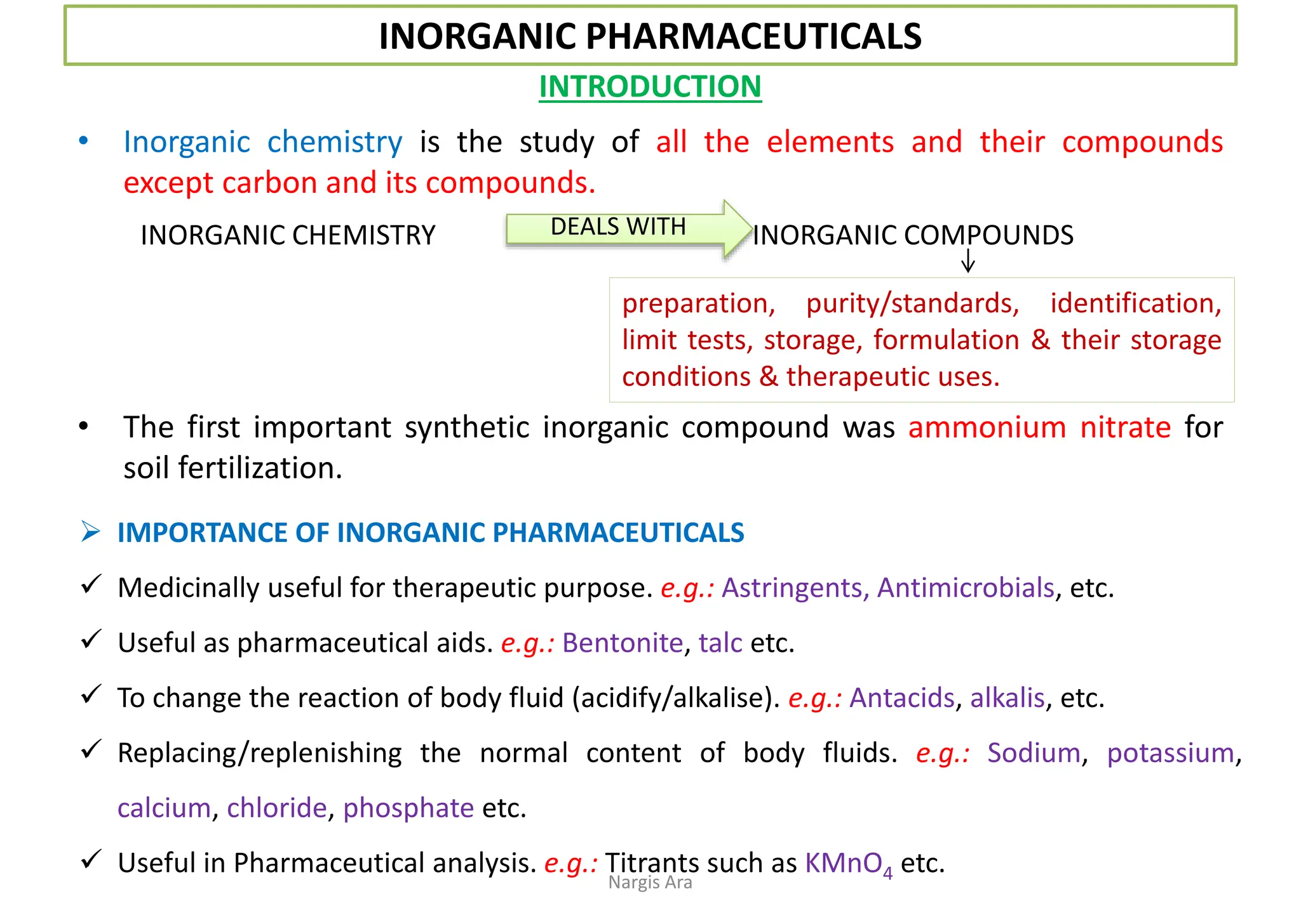 UNIT-II CHAPTER 3. INORGANIC PHARMACEUTICALS.pptx