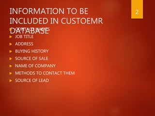 UNIT - 2 UNDERSTANDING CUSTOMERS | PPTX