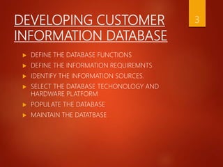 UNIT - 2 UNDERSTANDING CUSTOMERS | PPT