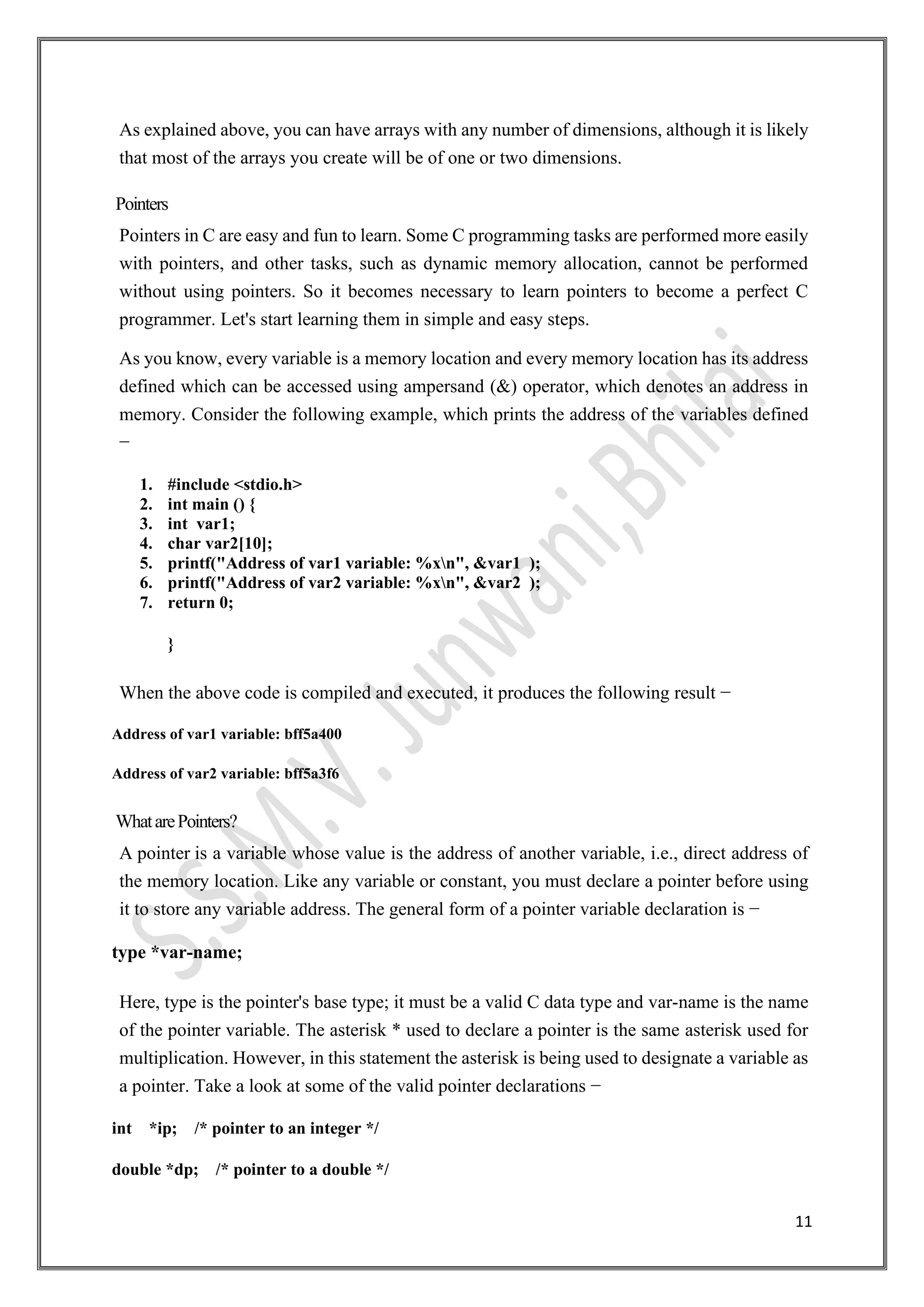 Unit Ii Data Structure Converted Pdf