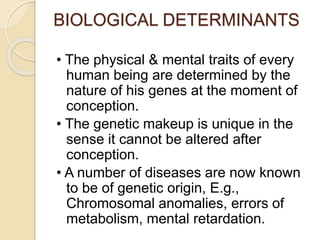 UNIT-II DETERMINANT OF HEALTH B.SC II YEAR.pptx