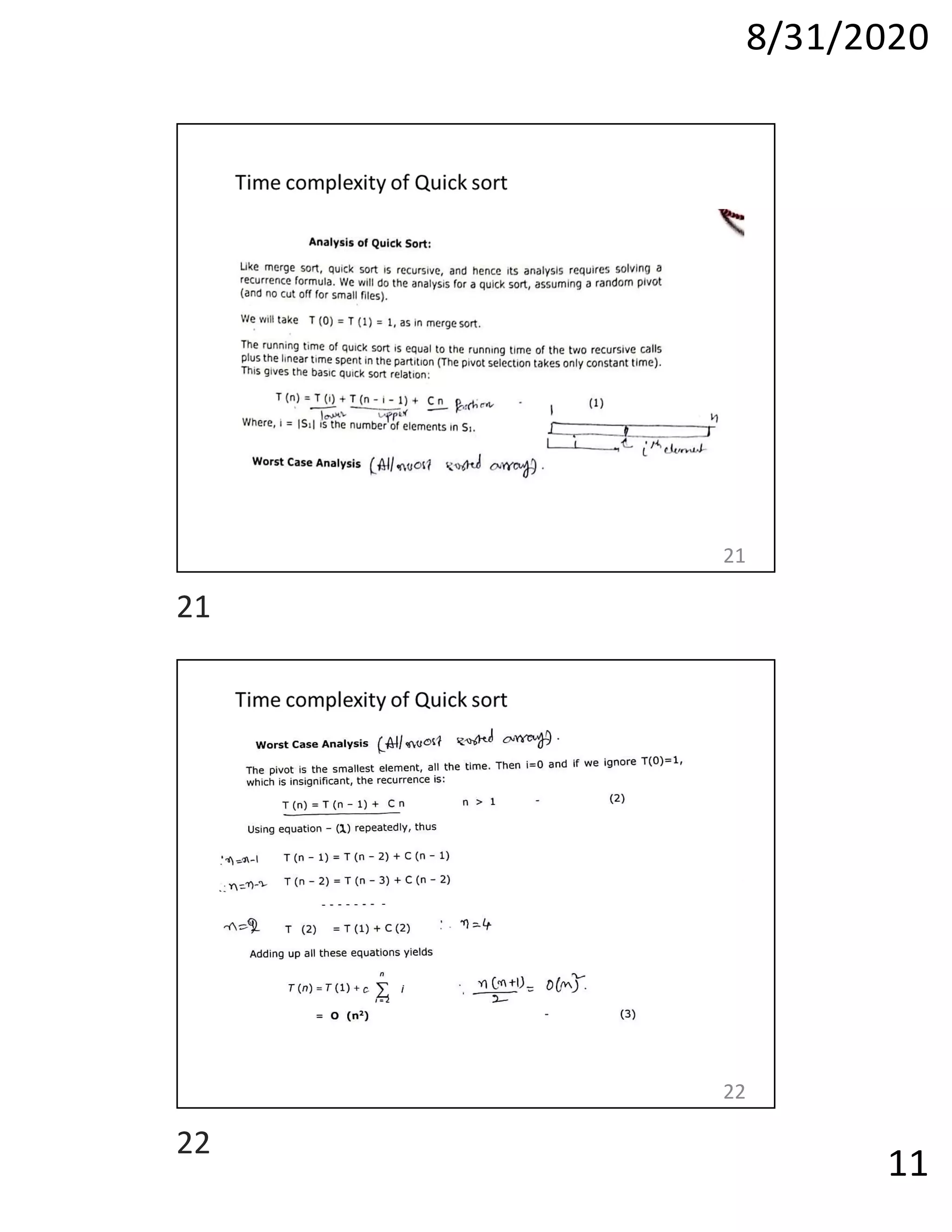 Unit ii divide and conquer -1 | PDF