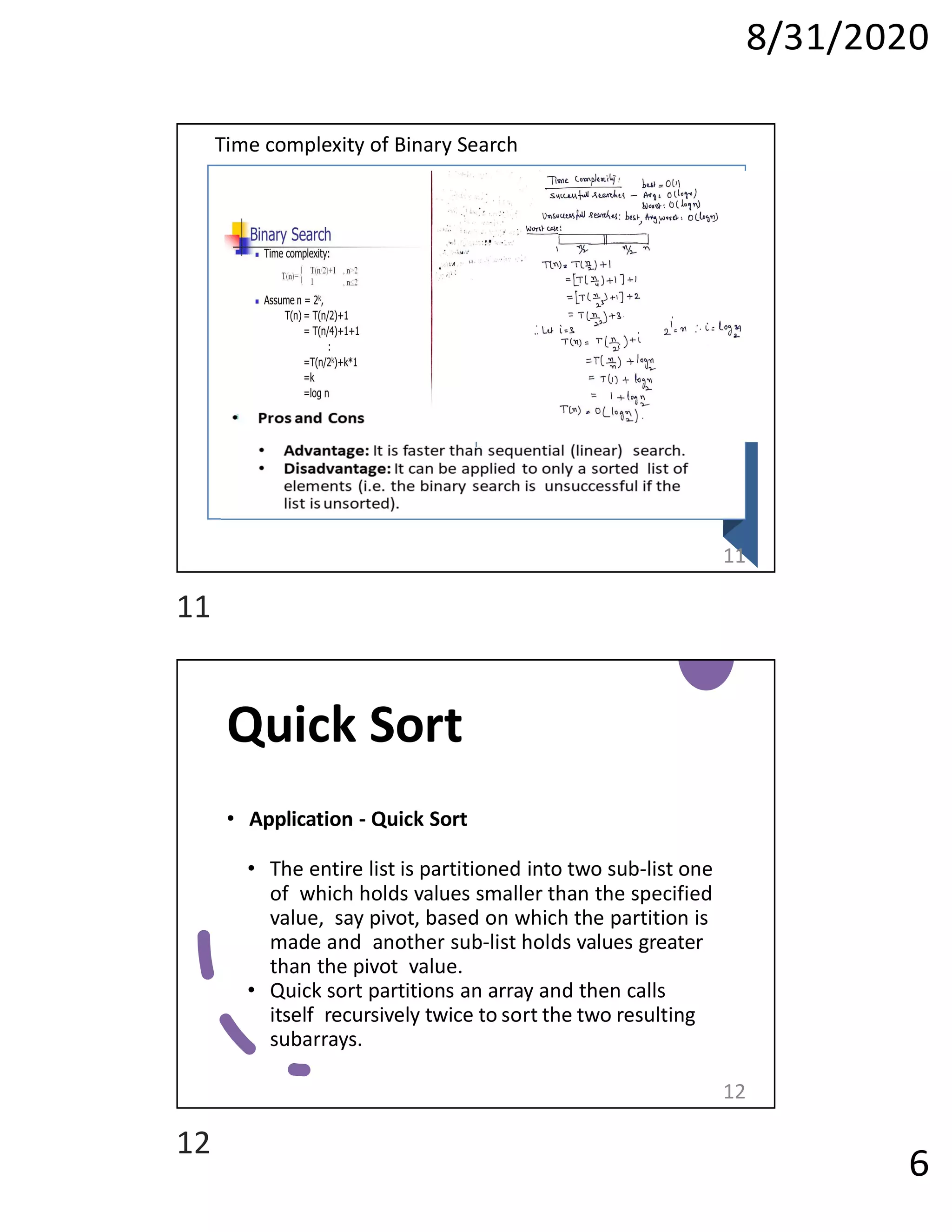 Unit ii divide and conquer -1 | PDF