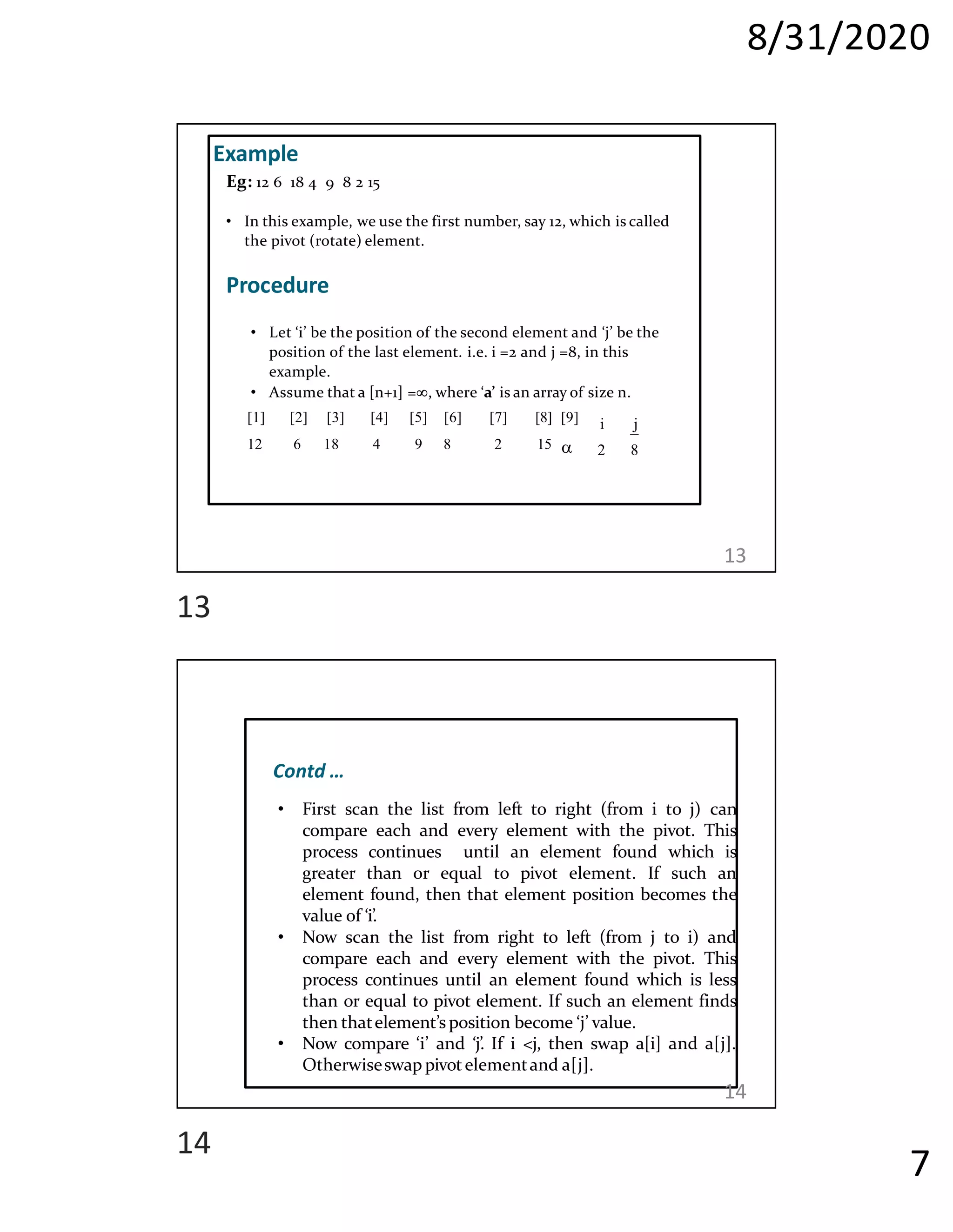Unit ii divide and conquer -1 | PDF