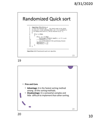 Unit ii divide and conquer -1 | PDF