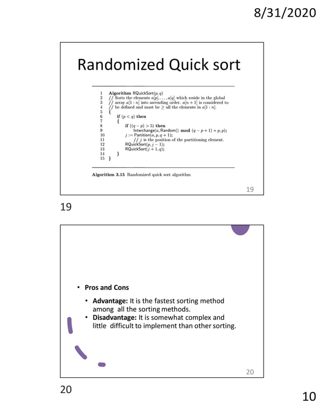 Unit ii divide and conquer -1 | PDF