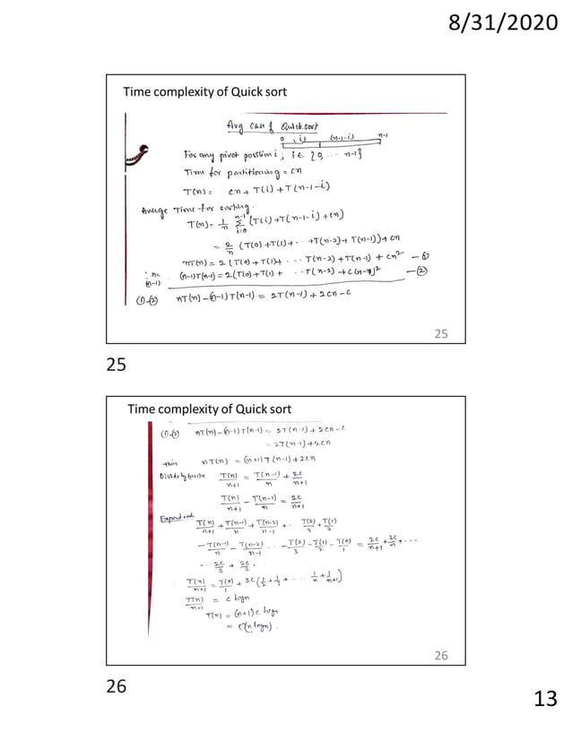 Unit ii divide and conquer -1 | PDF