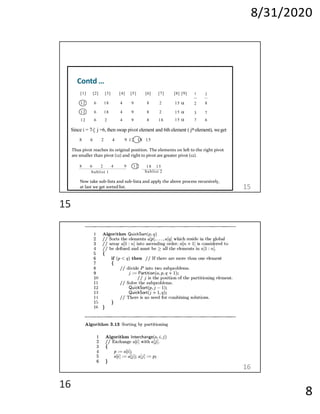 Unit ii divide and conquer -1 | PDF
