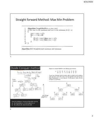 Unit ii divide and conquer -2 | PDF
