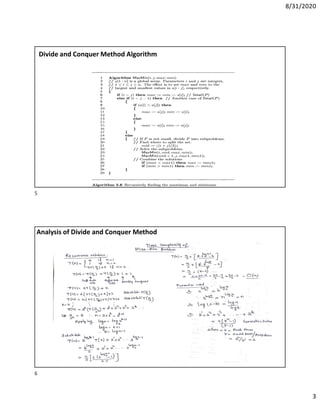 Unit ii divide and conquer -2 | PDF