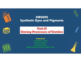 Dyeing Processes of Textiles with its applications | PDF