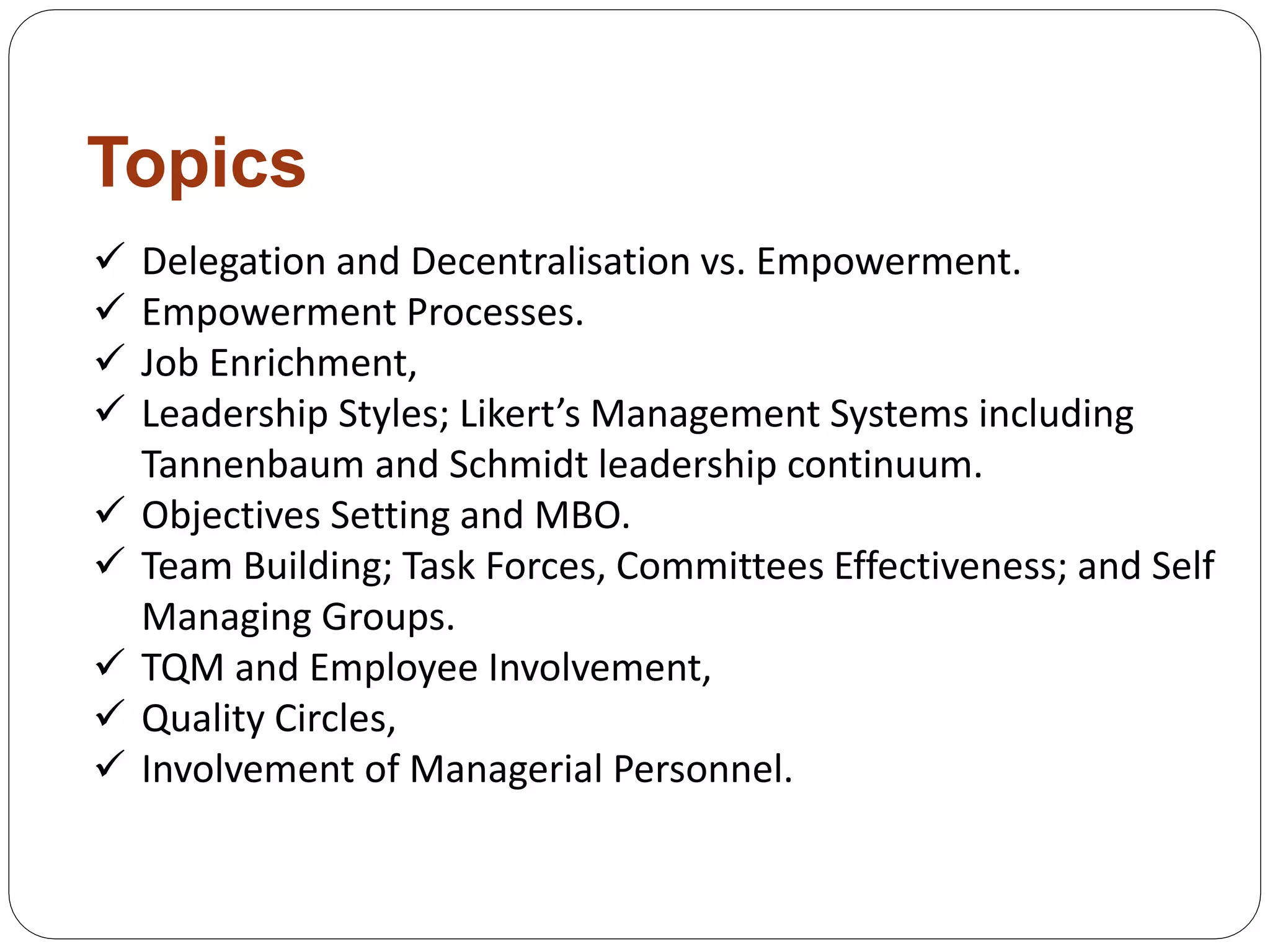 Empowerment Process | PPTX