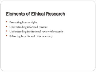 UNIT-II Ethical Consideration in Nursing research.ppt