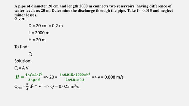 UNIT-II FMM-Flow Through Circular Conduits | PPT