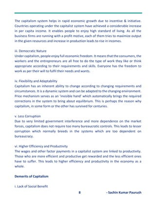 Economic System | Socialism | Capitalism | Mixed Economy | | PDF