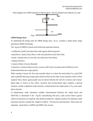 MOS and BiCMOS Circuit design Process | DOCX