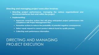 Executing and Managing a Project | PPT