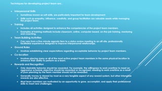 Executing and Managing a Project | PPSX