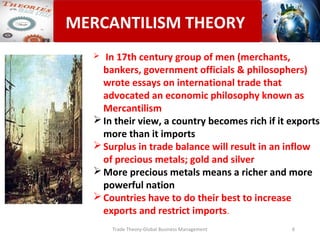 Trade theories (International Trade) | PPT
