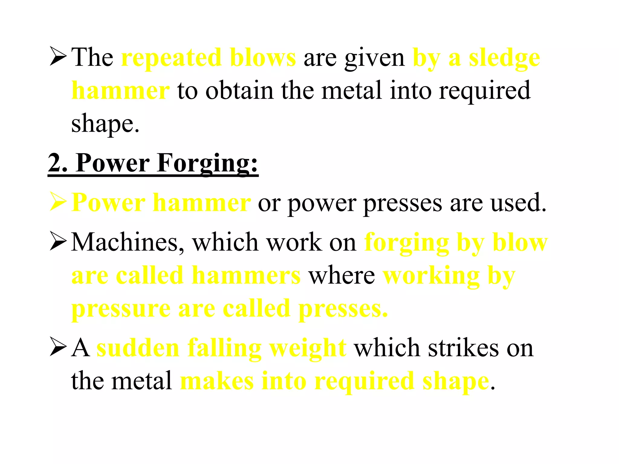 Unit 3 Metal Forming Processes Ppt