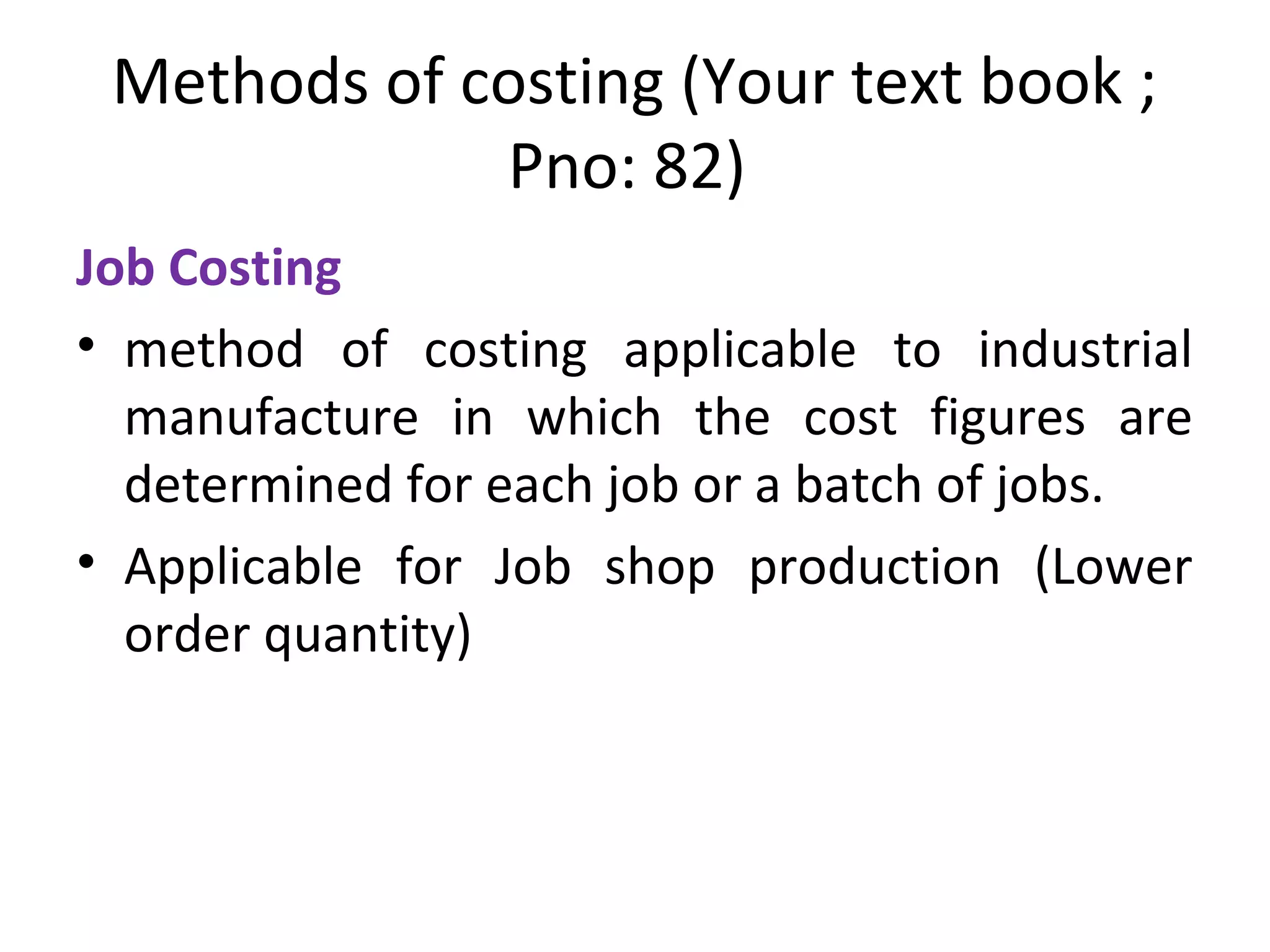 Process Planning & Cost Estimation | PPT