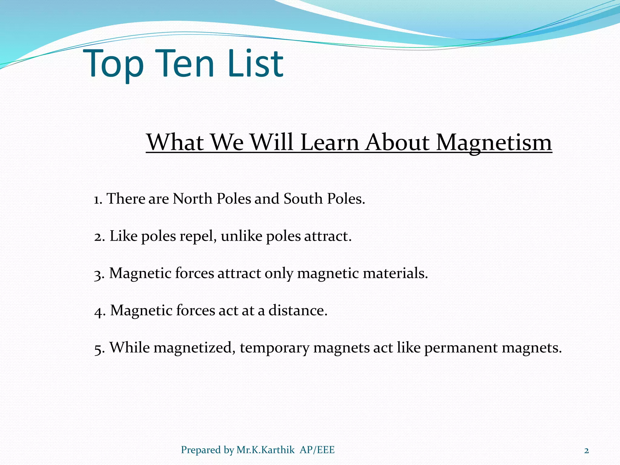 MAGNETOSTATICS | PPTX