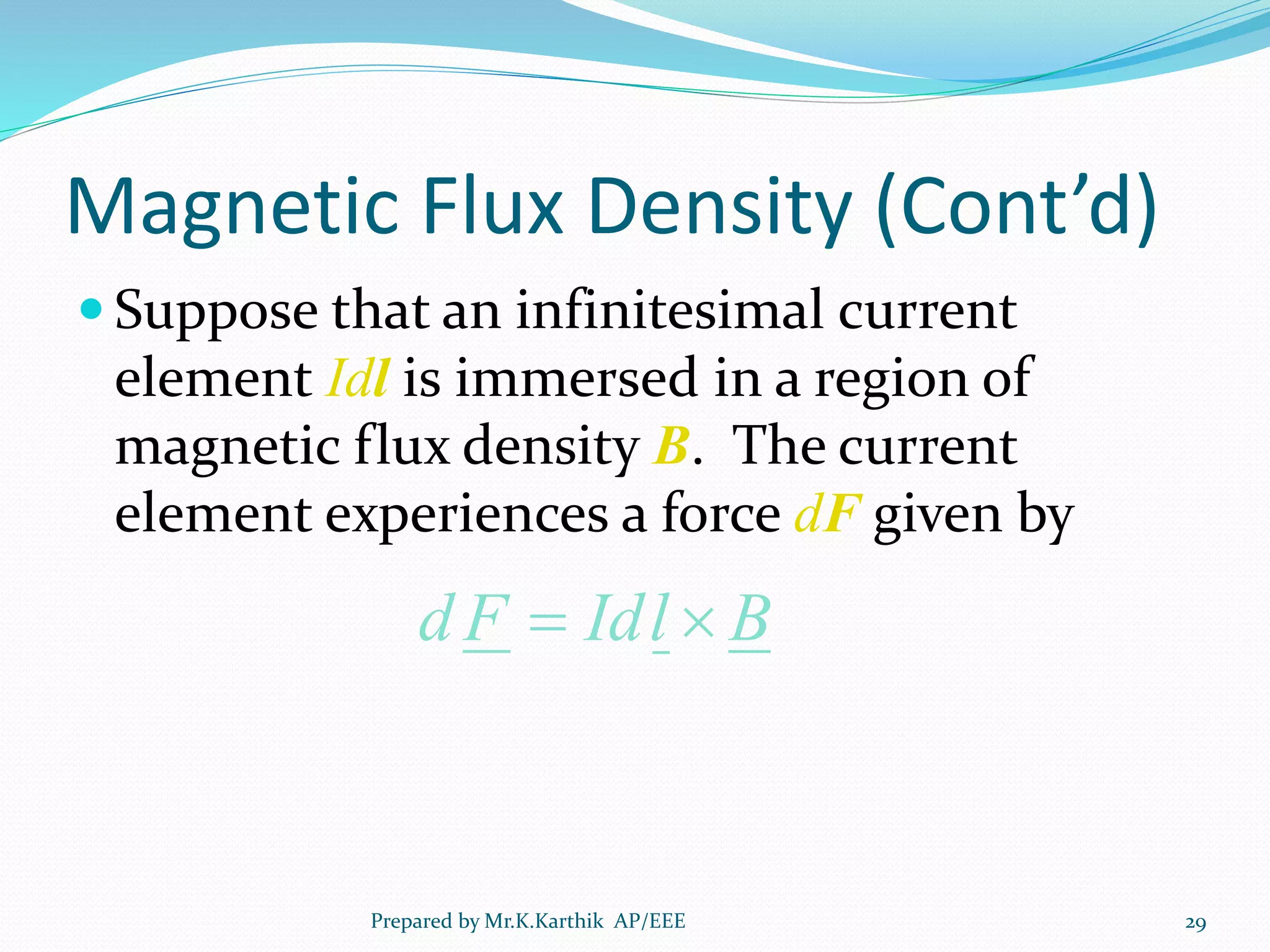 MAGNETOSTATICS | PPTX