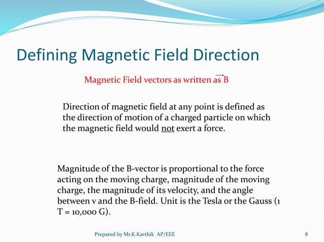 MAGNETOSTATICS | PPTX | Physics | Science