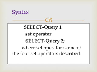 MULTIPLE TABLES | PPTX