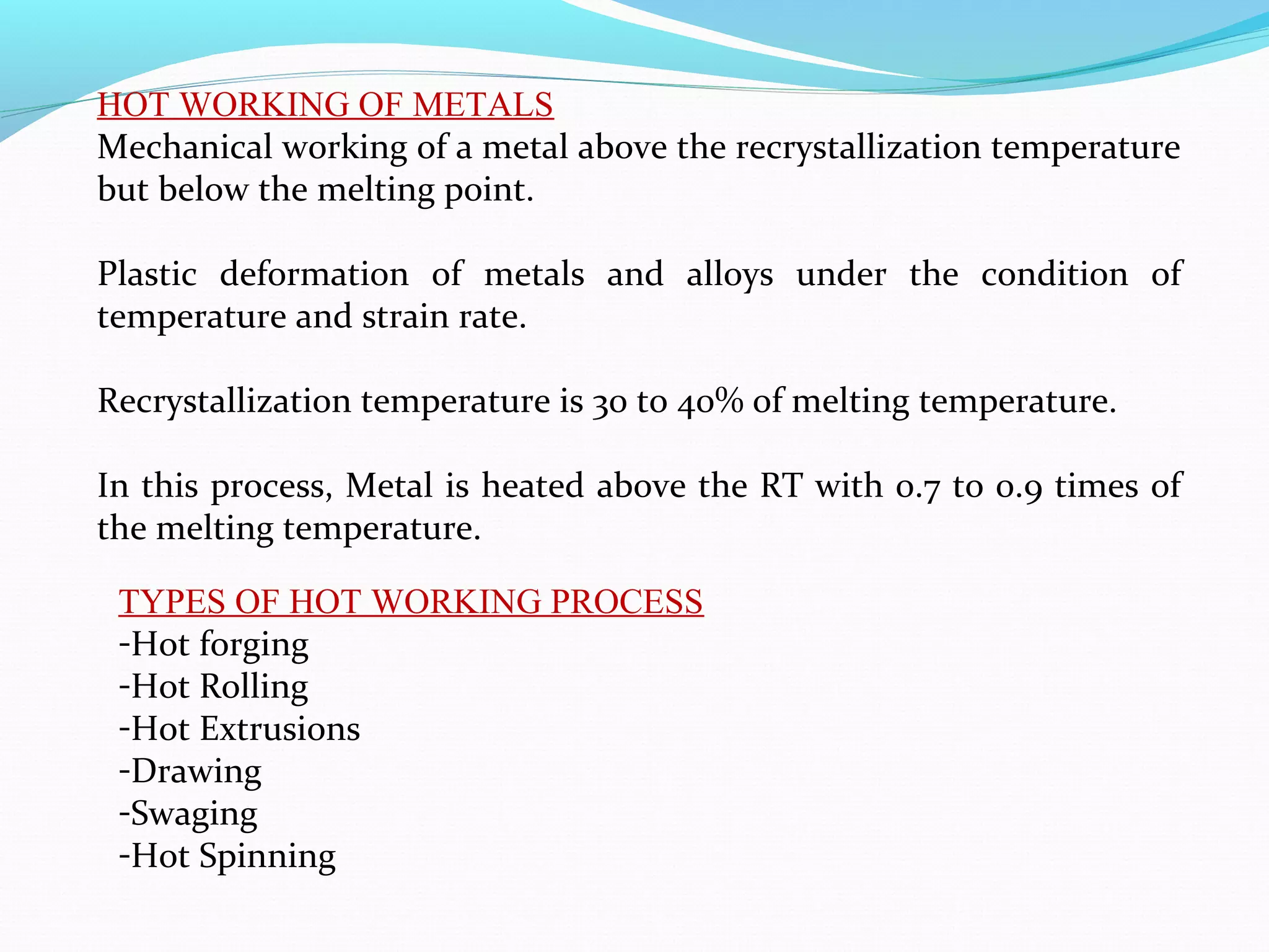 Metal Forming Processes | PPT