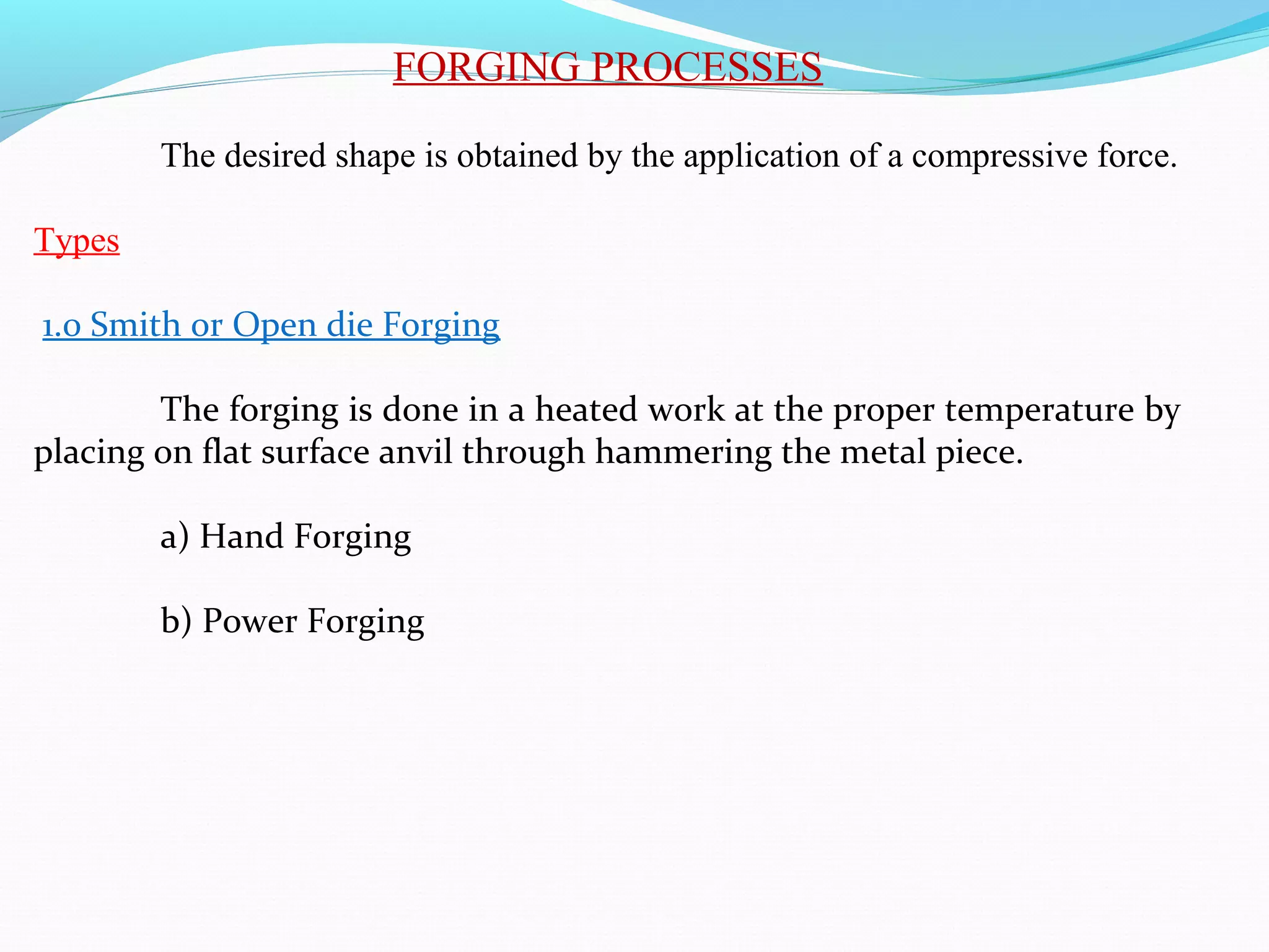 Metal Forming Processes | PPT