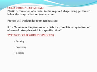 Metal Forming Processes | PPT
