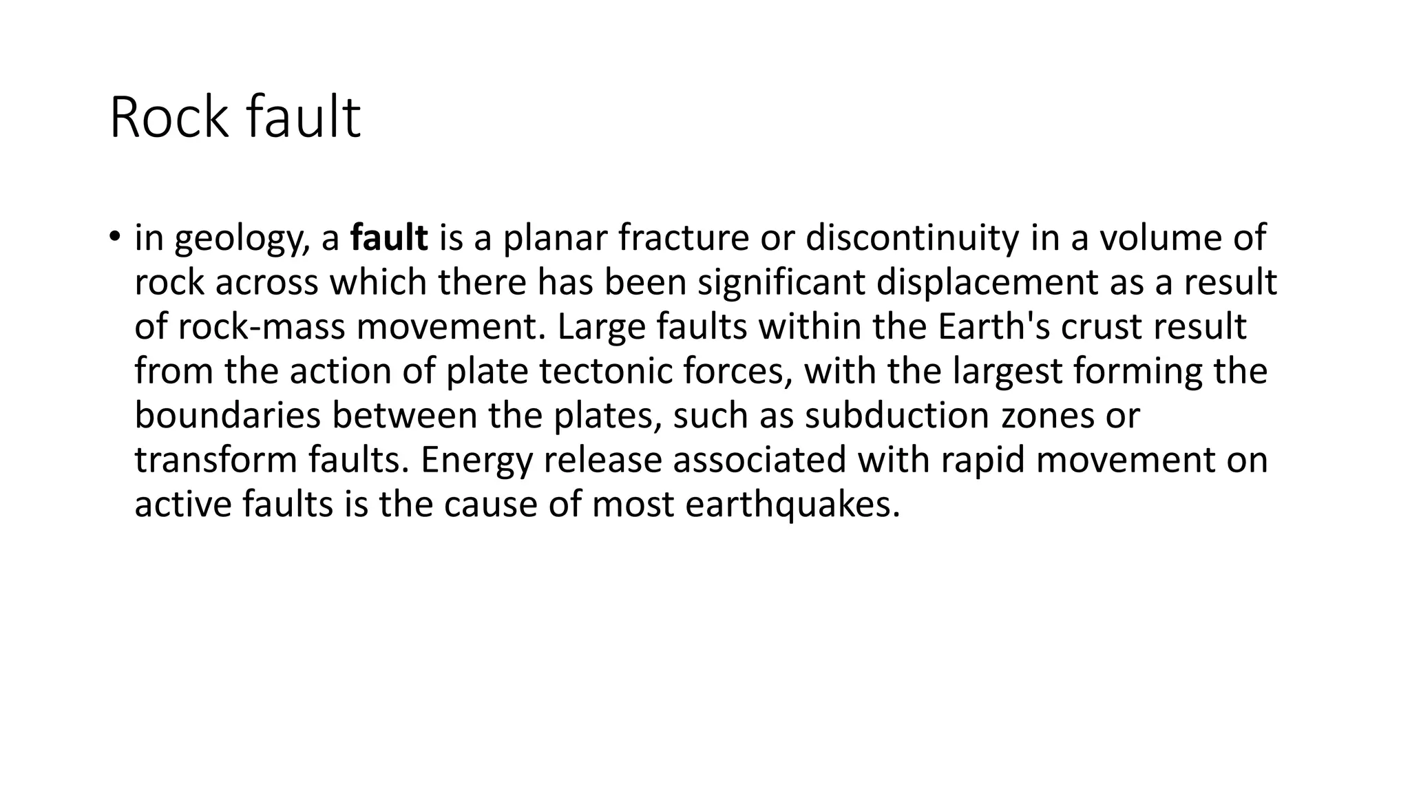 elements of seismology | PPTX