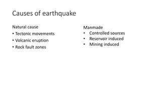 elements of seismology | PPTX