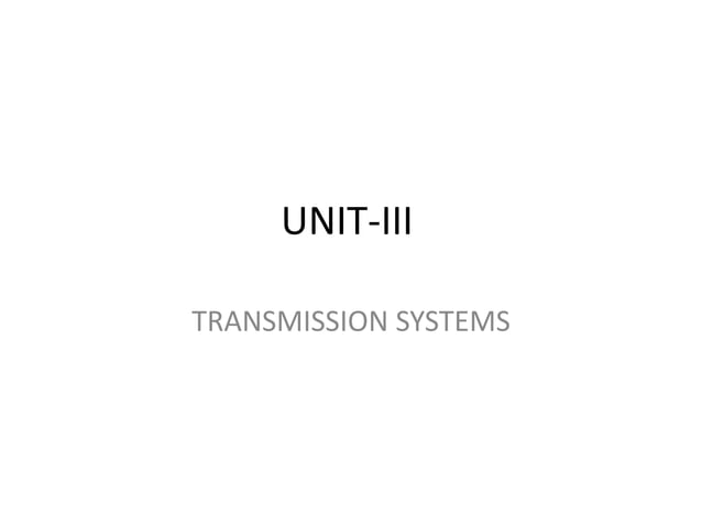 Unit iii | PPT
