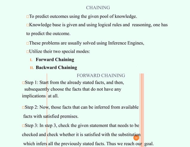 Unit III Knowledge Representation in AI K.Sundar,AP/CSE,VEC | PPT