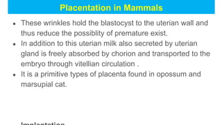 Extick anra Embryonic membrane in Chd Placenta in Mammals | PPTX