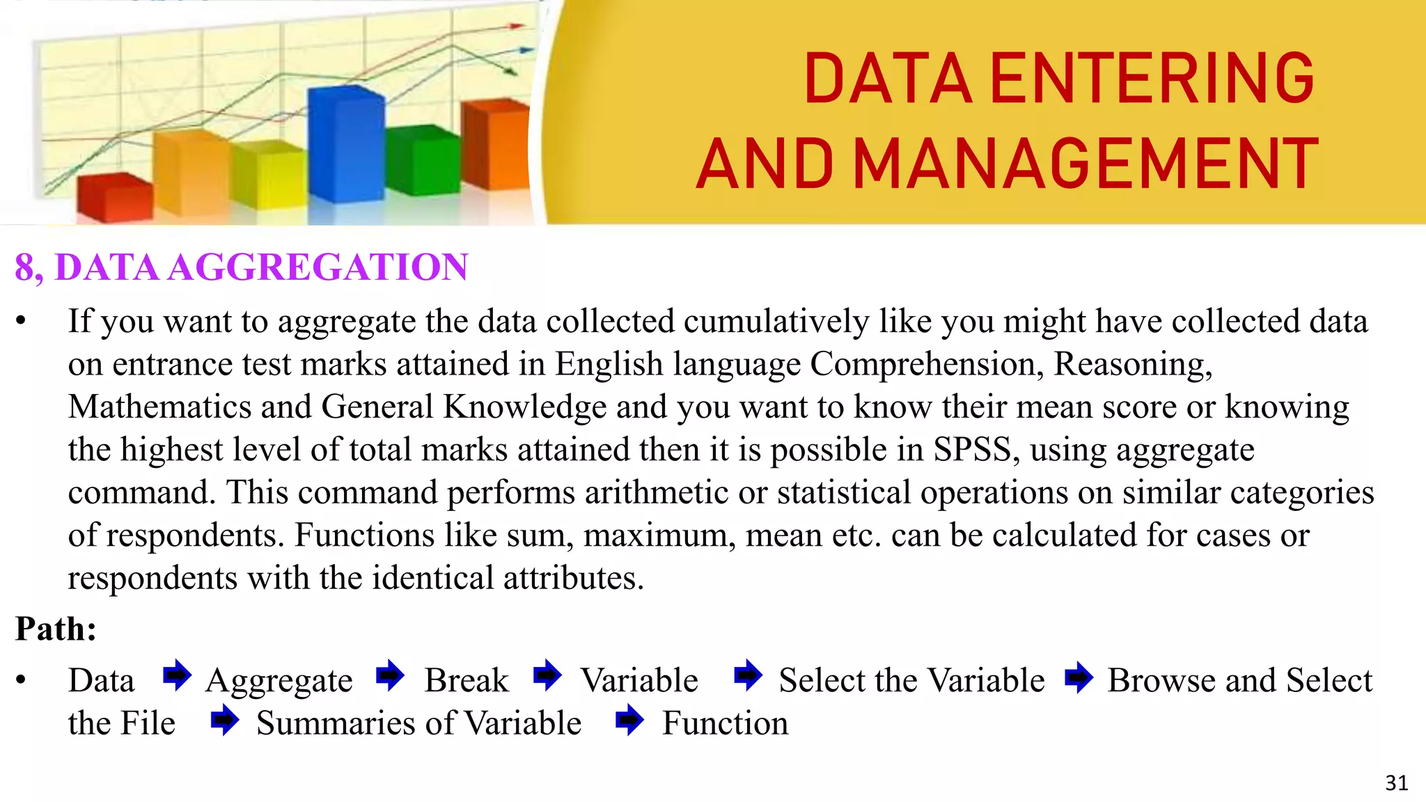 Data Coding And Data Management Using Spss Pptx Computing