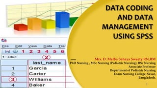 Data Coding and Data Management using SPSS | PPTX | Computing ...