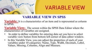 Data Coding and Data Management using SPSS | PPTX | Computing | Technology & Computing