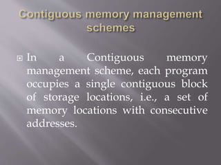 Memory Management in real time operating system | PPTX