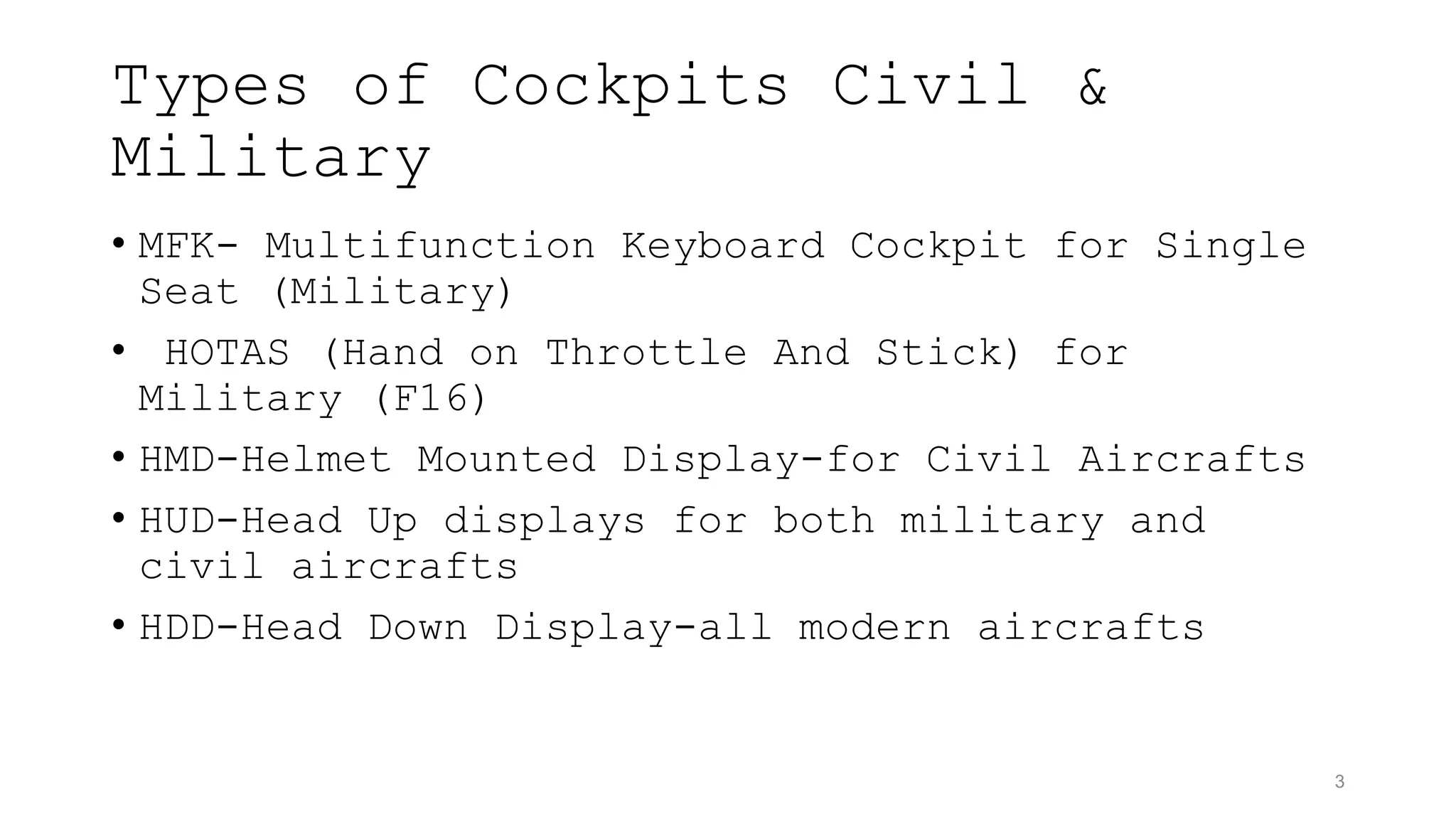 Heads up display and Types of flight controls.pptx