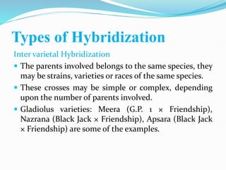 Breeding methods uitable for sexually and asexually propagated flower ...