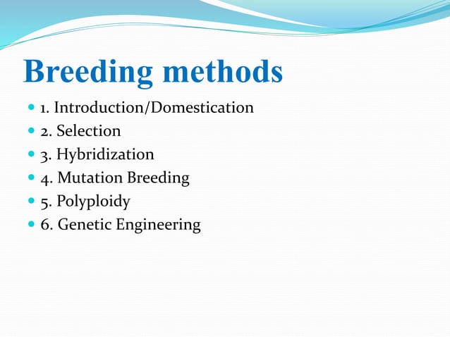 Breeding methods uitable for sexually and asexually propagated flower ...