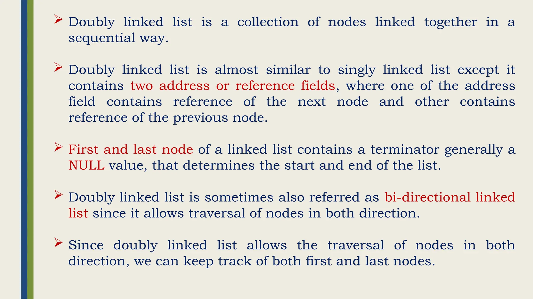 Linked list, Singly link list and its operations | PPTX