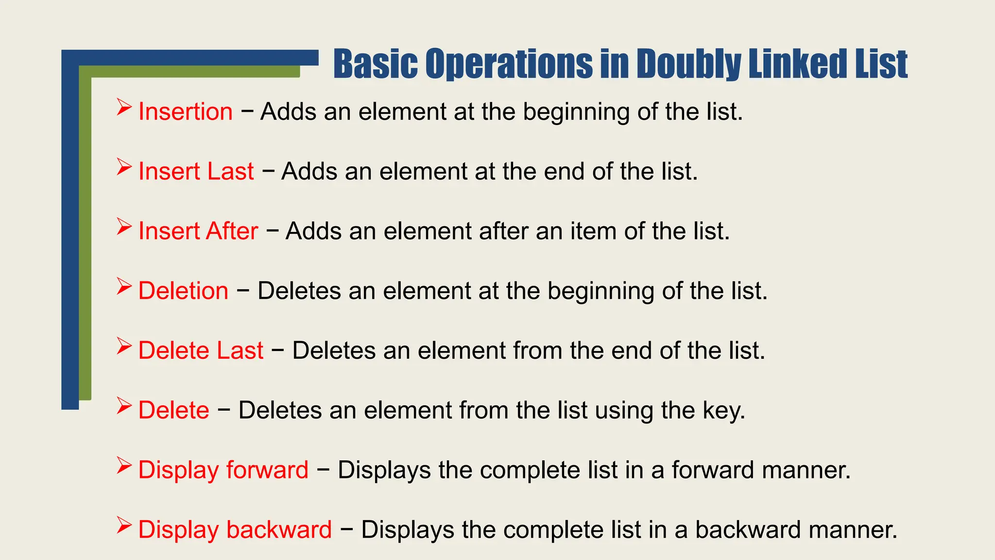 Linked list, Singly link list and its operations | PPTX