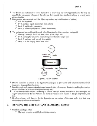 UNIT-III 19CS408T - Software Testing Notes | PPTX