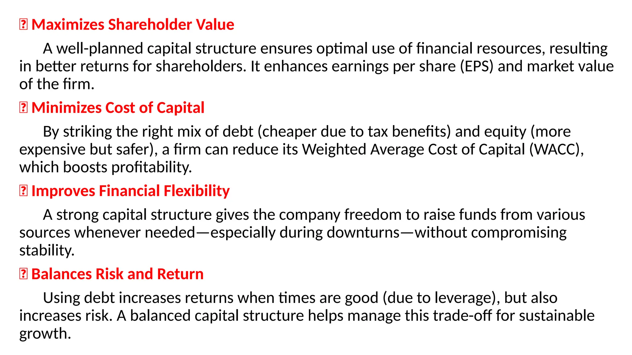 Capital Structure design and its components | PPTX