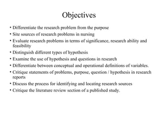 UNIT-III-A Conceptualizing Research Problems, Purpose, Hypothesis.ppt